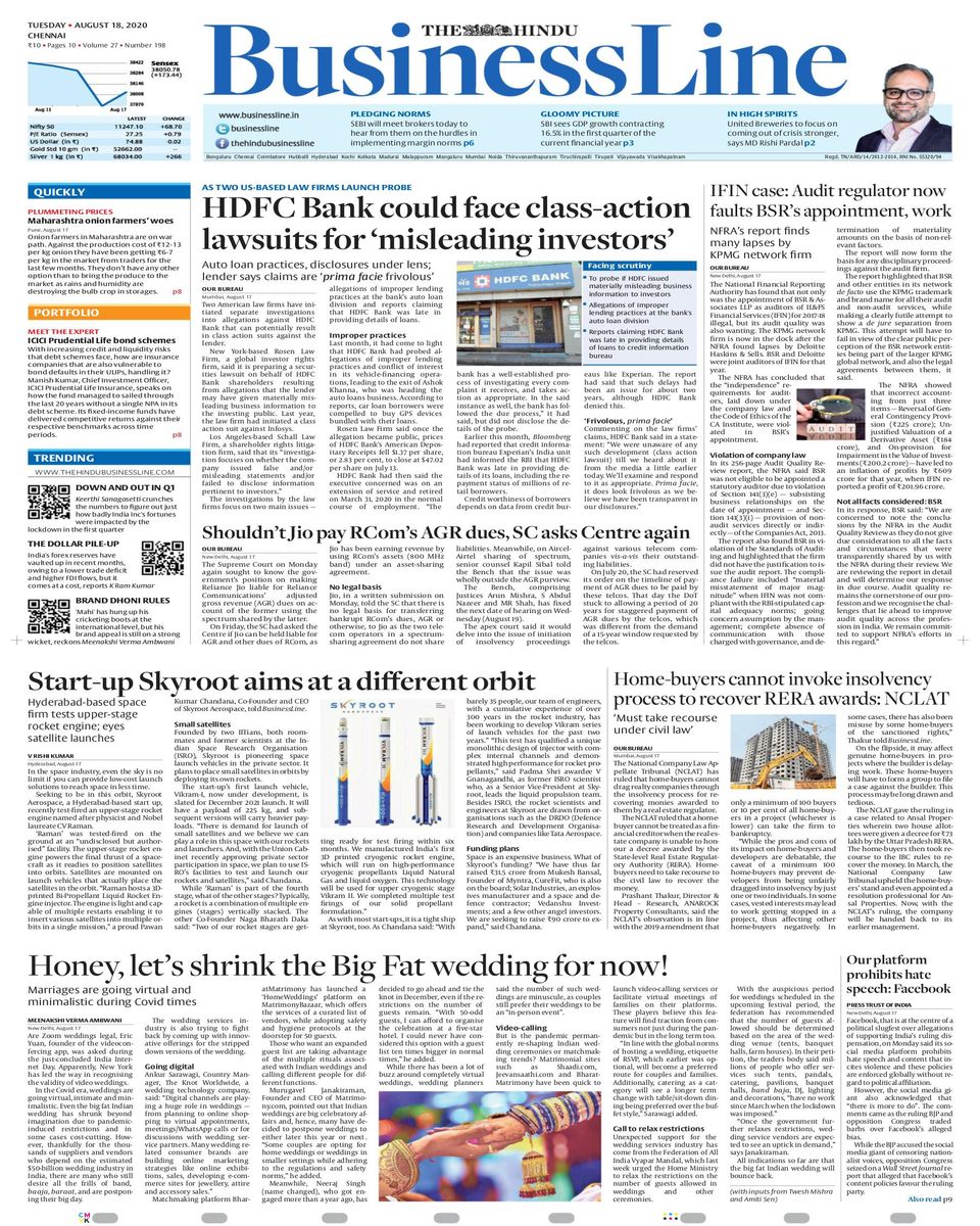 The Hindu Business Line-August 18, 2020 Newspaper