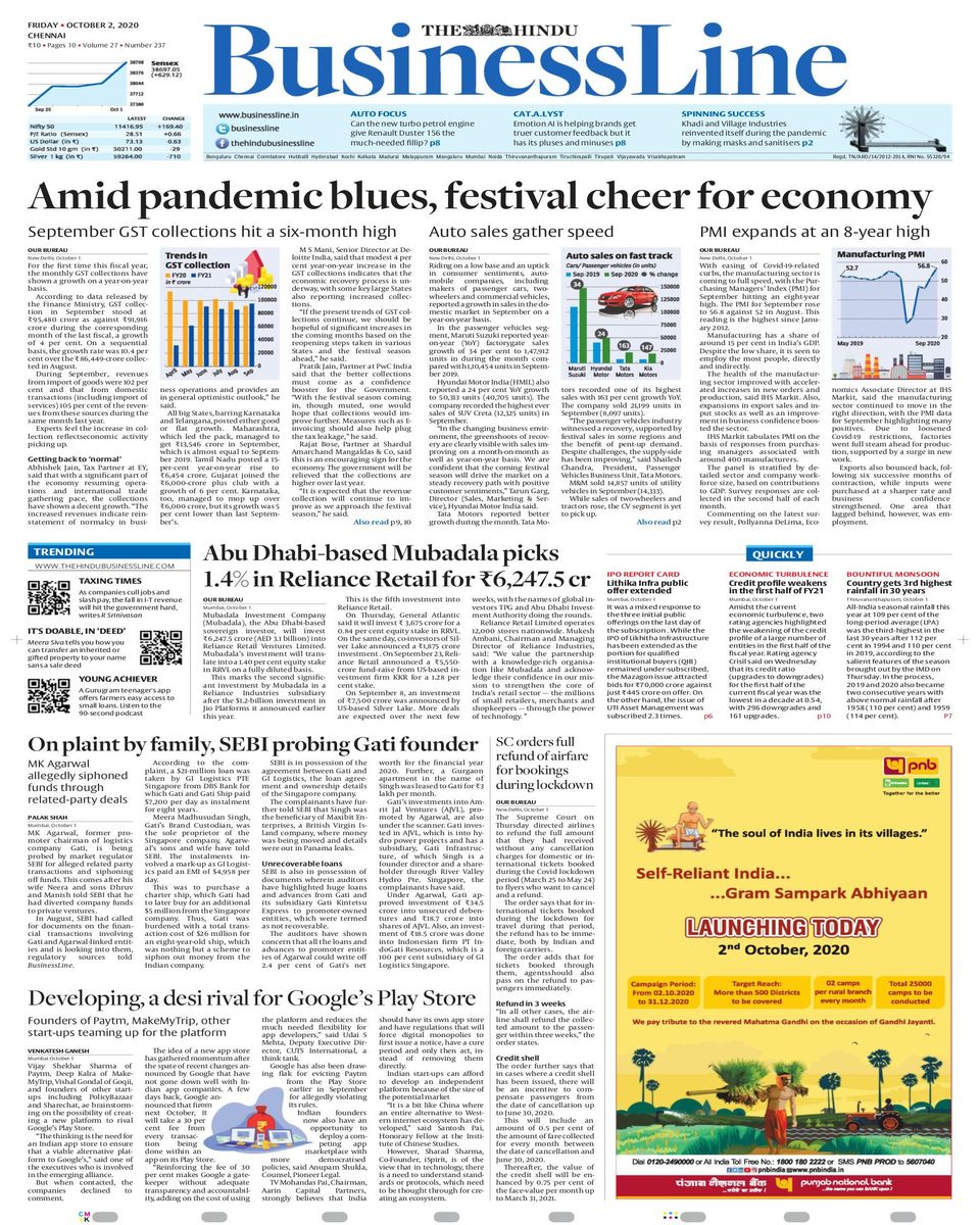 The Hindu Business Line-October 02, 2020 Newspaper