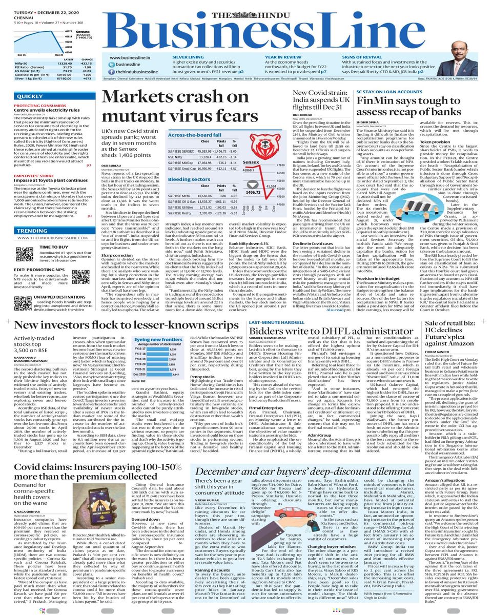The Hindu Business Line-December 22, 2020 Newspaper