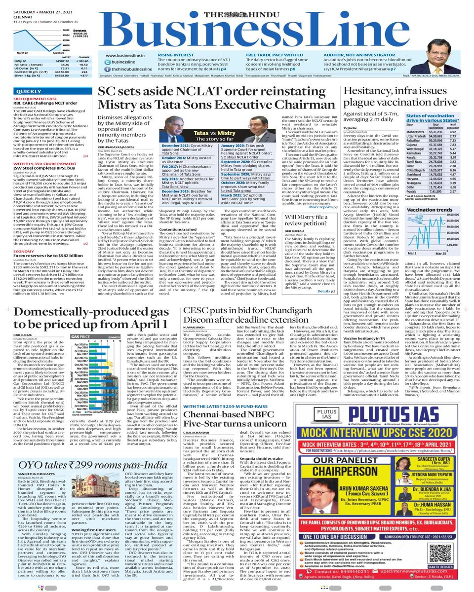 The Hindu Business Line-March 27, 2021 Newspaper