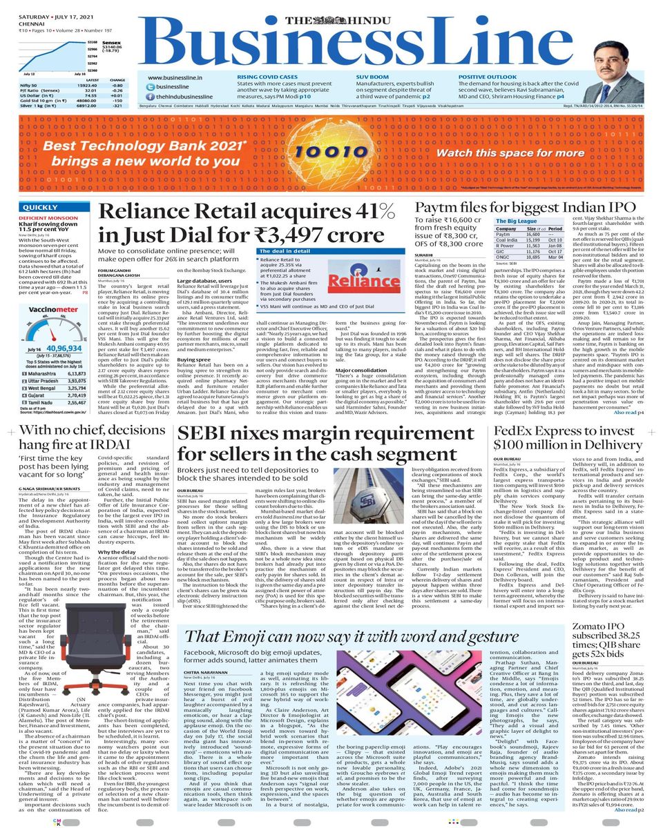 The Hindu Business Line Newspaper - Get your Digital Subscription