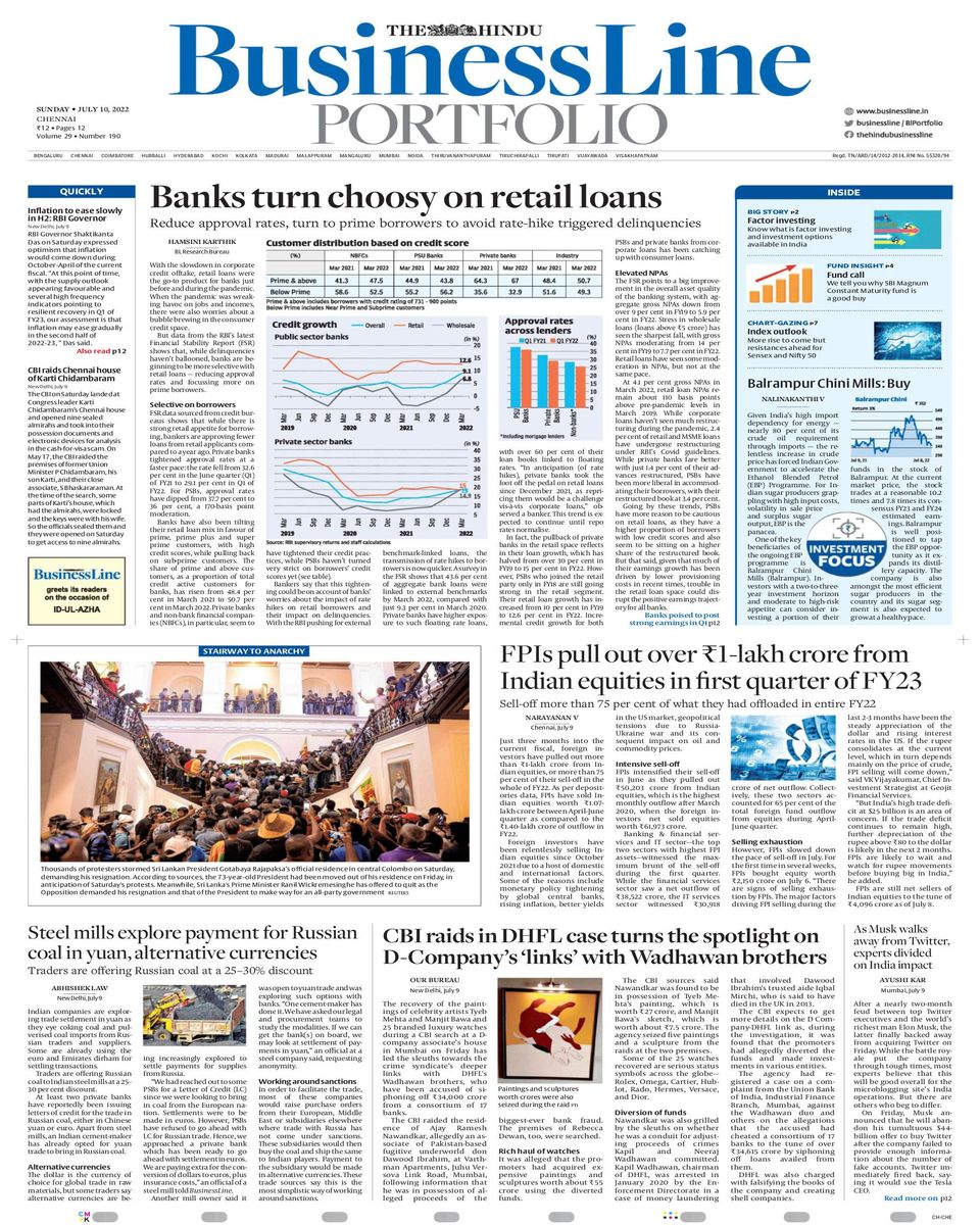 Get digital access to The Hindu Business Line - July 10, 2022 issue ...