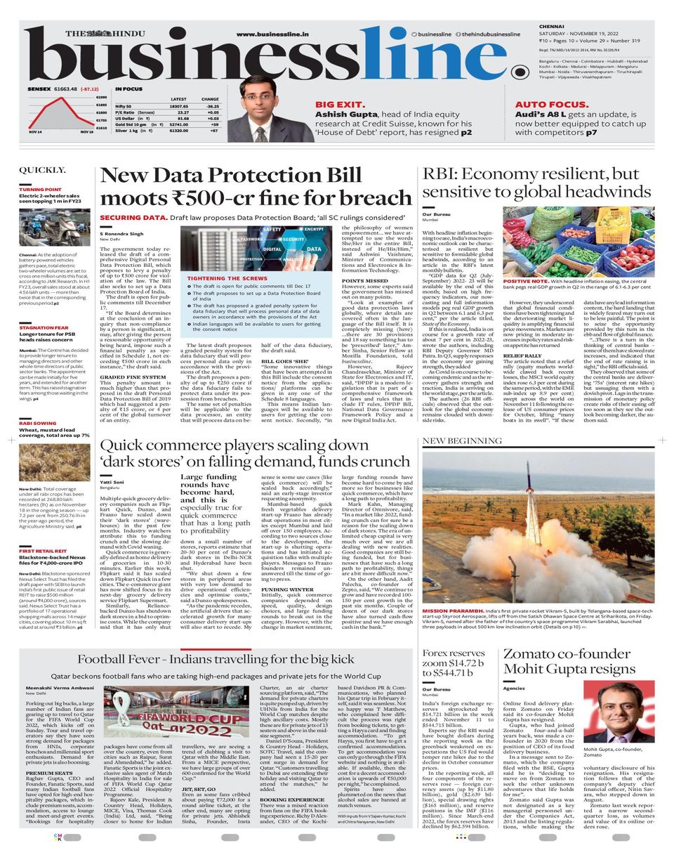 The Hindu Business Line-November 19, 2022 Newspaper