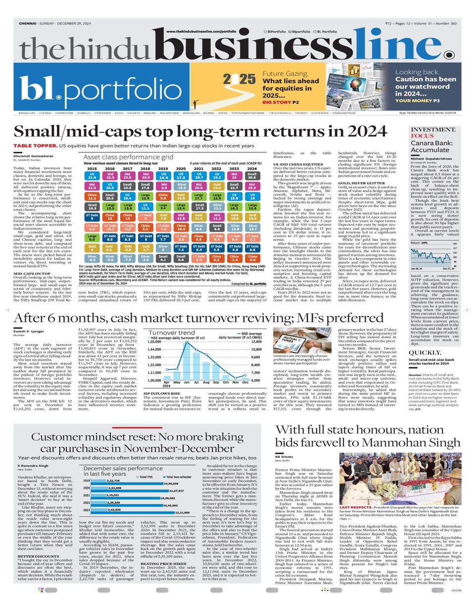 Get digital access to The Hindu Business Line - December 29, 2024 issue ...
