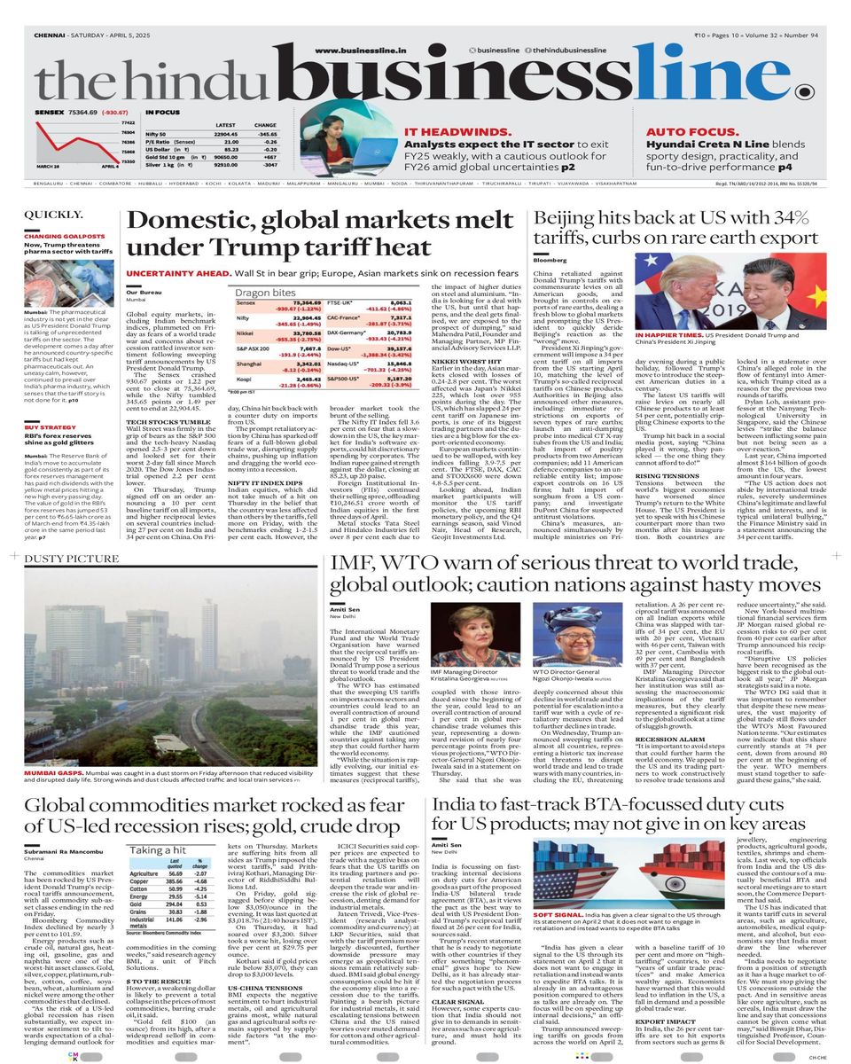 Get digital access to The Hindu Business Line - April 05, 2025 issue ...
