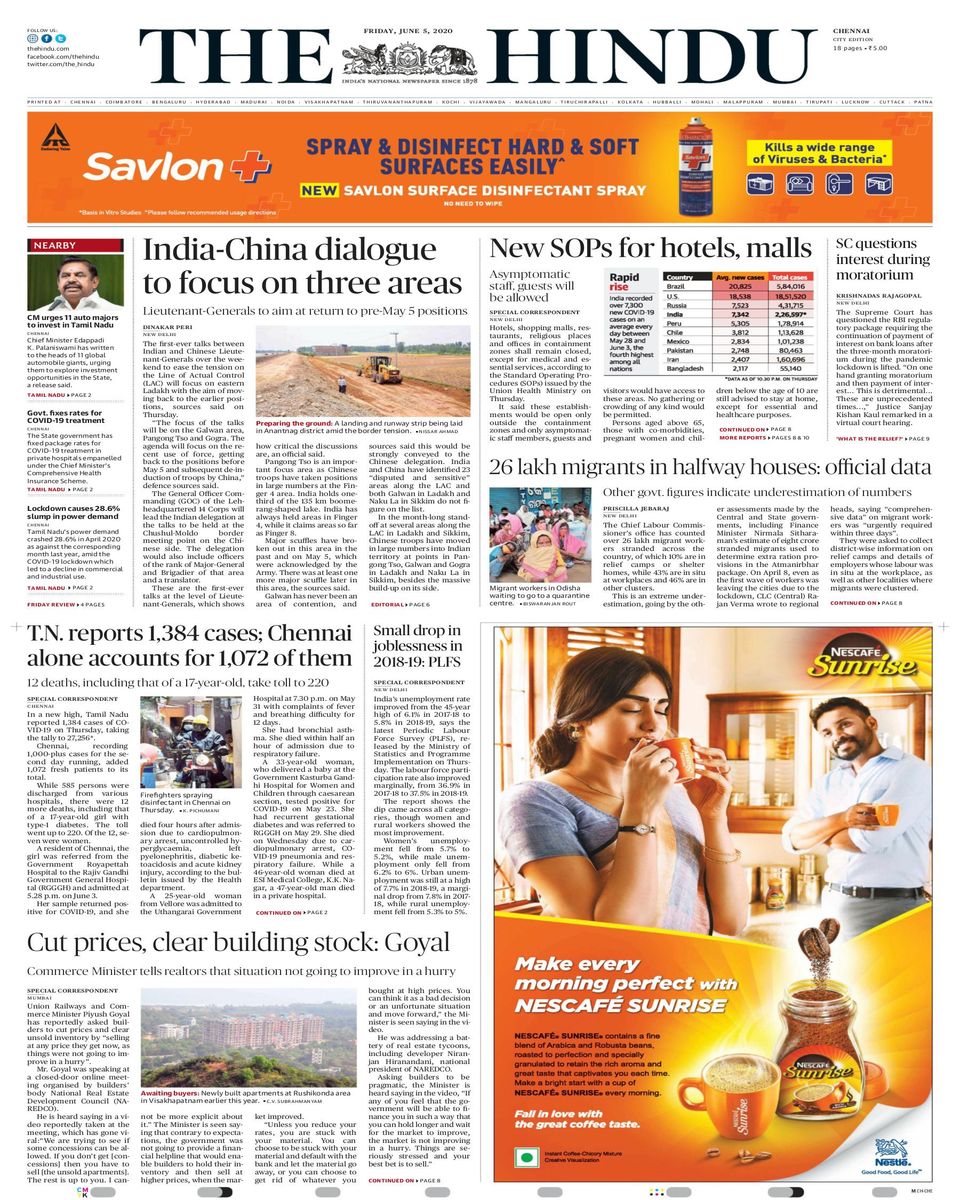 Get digital access to The Hindu - June 5, 2020 issue | Magzter.com