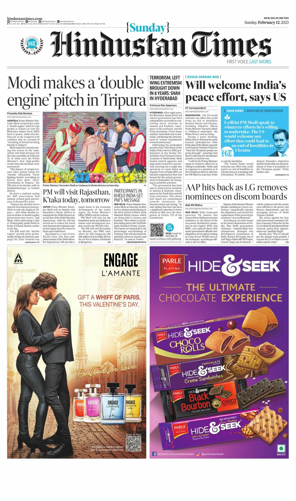 Hindustan Times Delhi-February 12, 2023 Newspaper