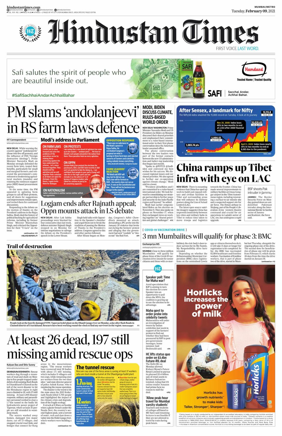 Hindustan Times Pune-February 09, 2021 Newspaper