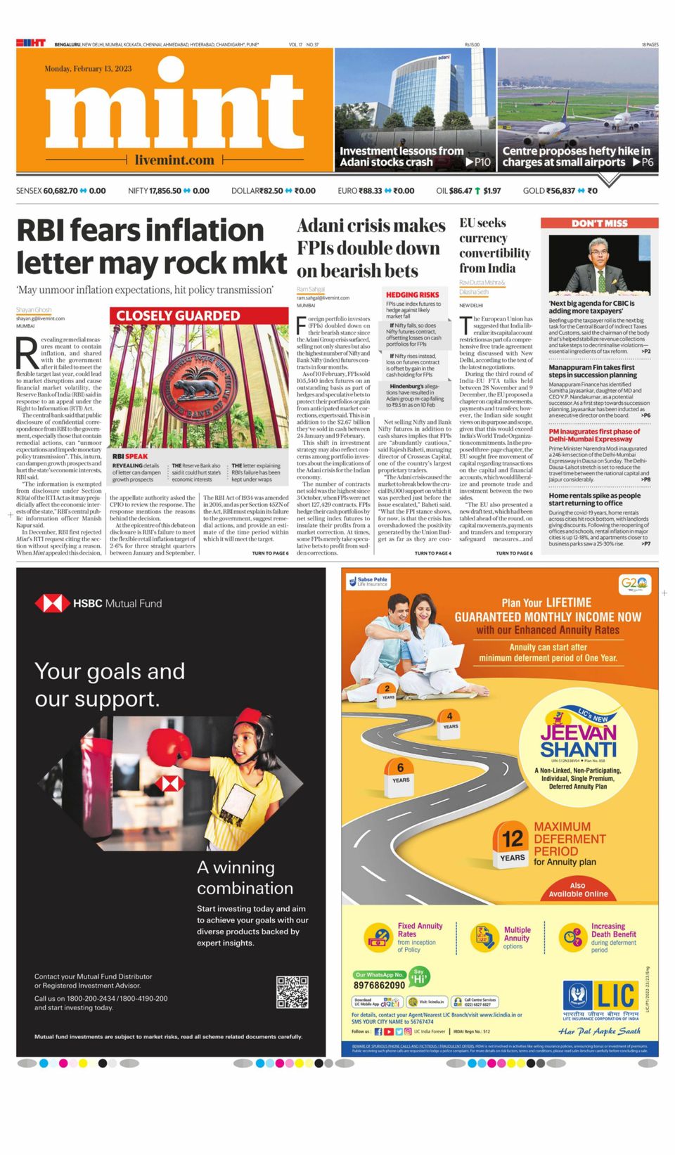 Mint Bangalore-February 13, 2023 Newspaper - Get your Digital Subscription