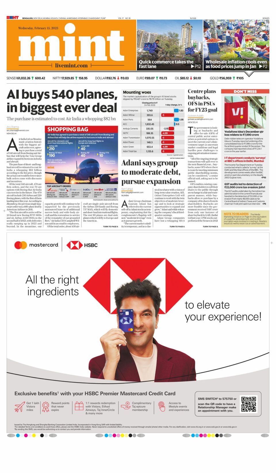 Mint Bangalore-February 15, 2023 Newspaper - Get your Digital Subscription