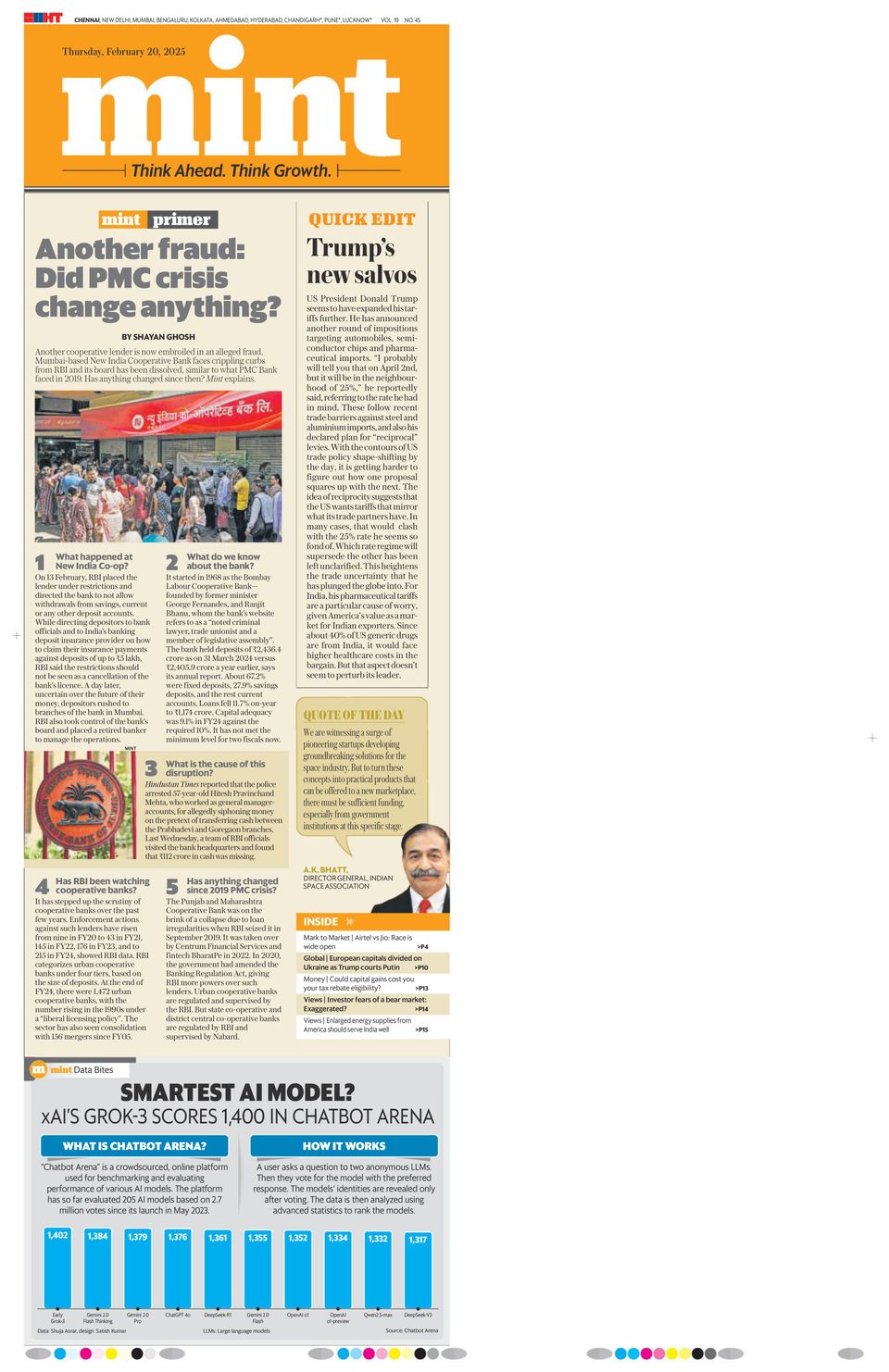 Get digital access to Mint Chennai - February 20, 2025 issue | Magzter.com
