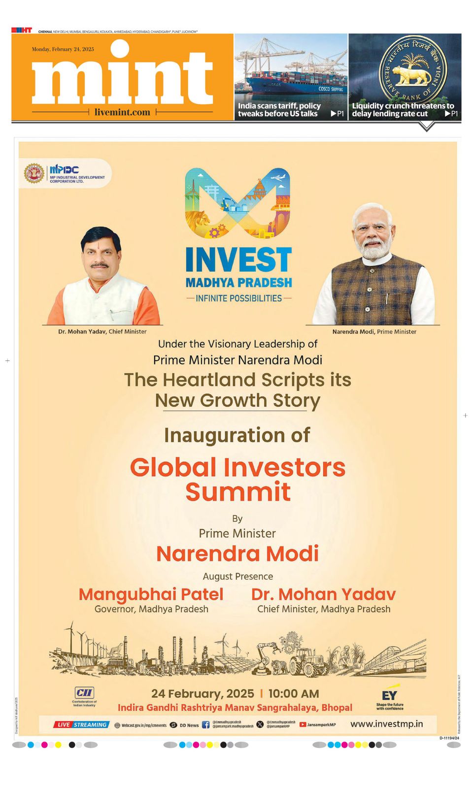 Get digital access to Mint Chennai - February 24, 2025 issue | Magzter.com