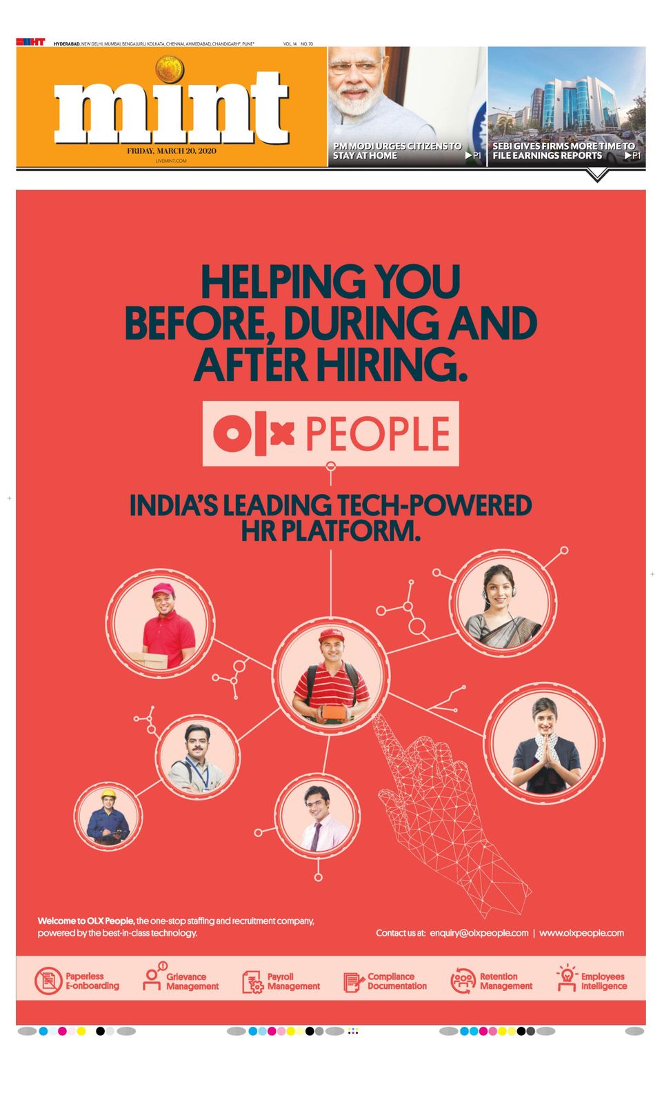 Mint Hyderabad-March 20, 2020 Newspaper - Get your Digital Subscription