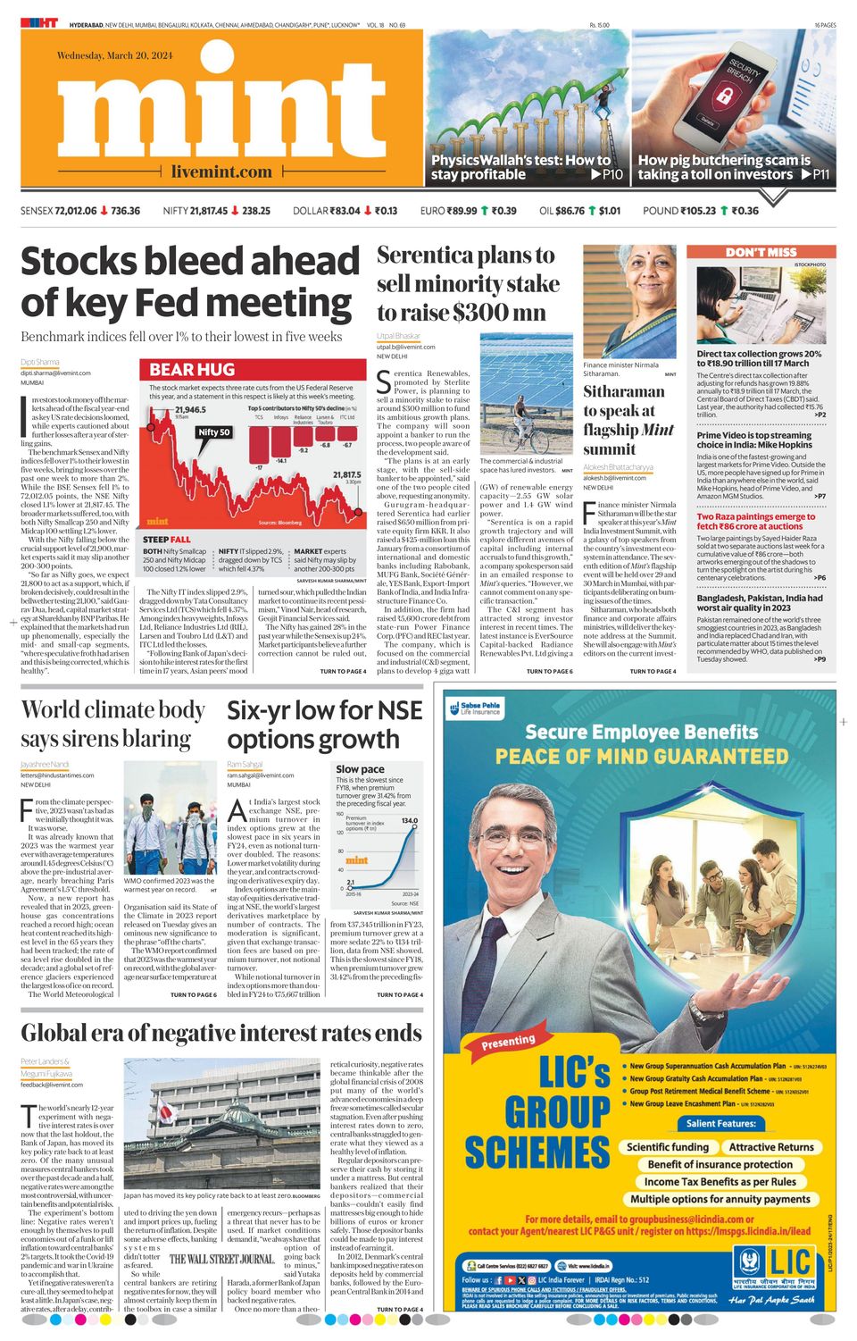 Mint Hyderabad Newspaper - Get your Digital Subscription