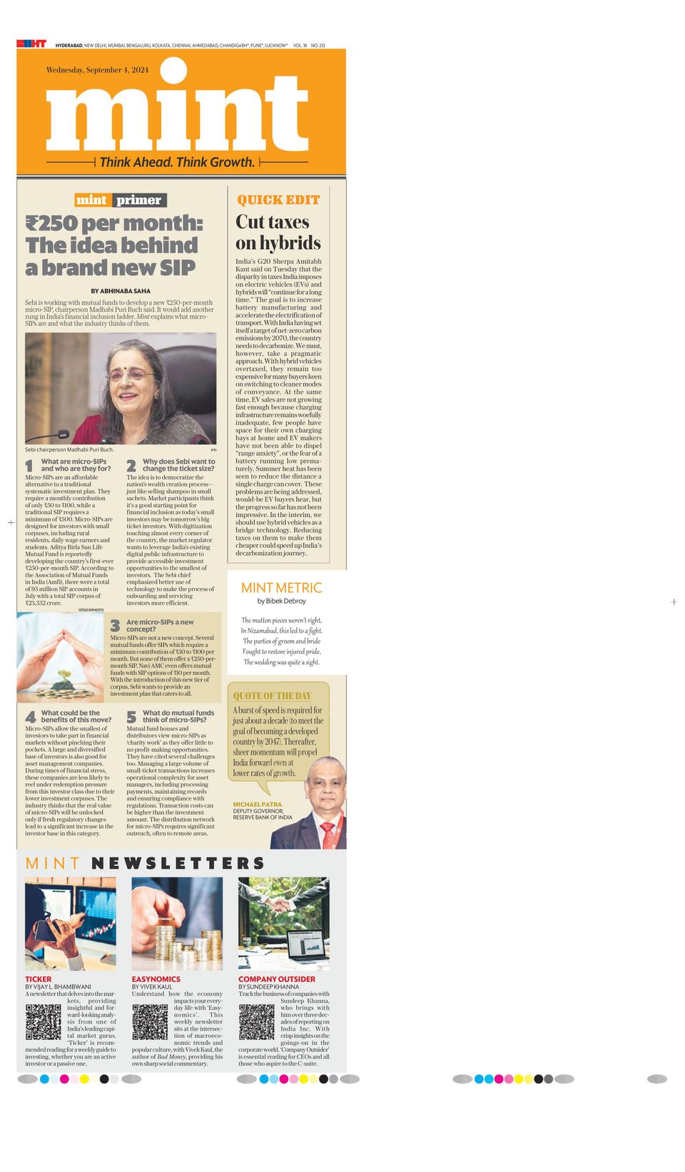 Mint Hyderabad Newspaper - Get your Digital Subscription