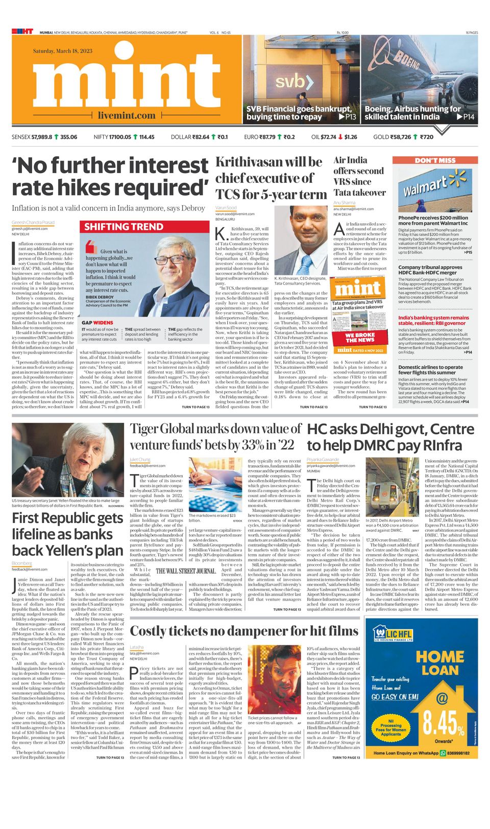 Get digital access to Mint Mumbai - March 18, 2023 issue | Magzter.com