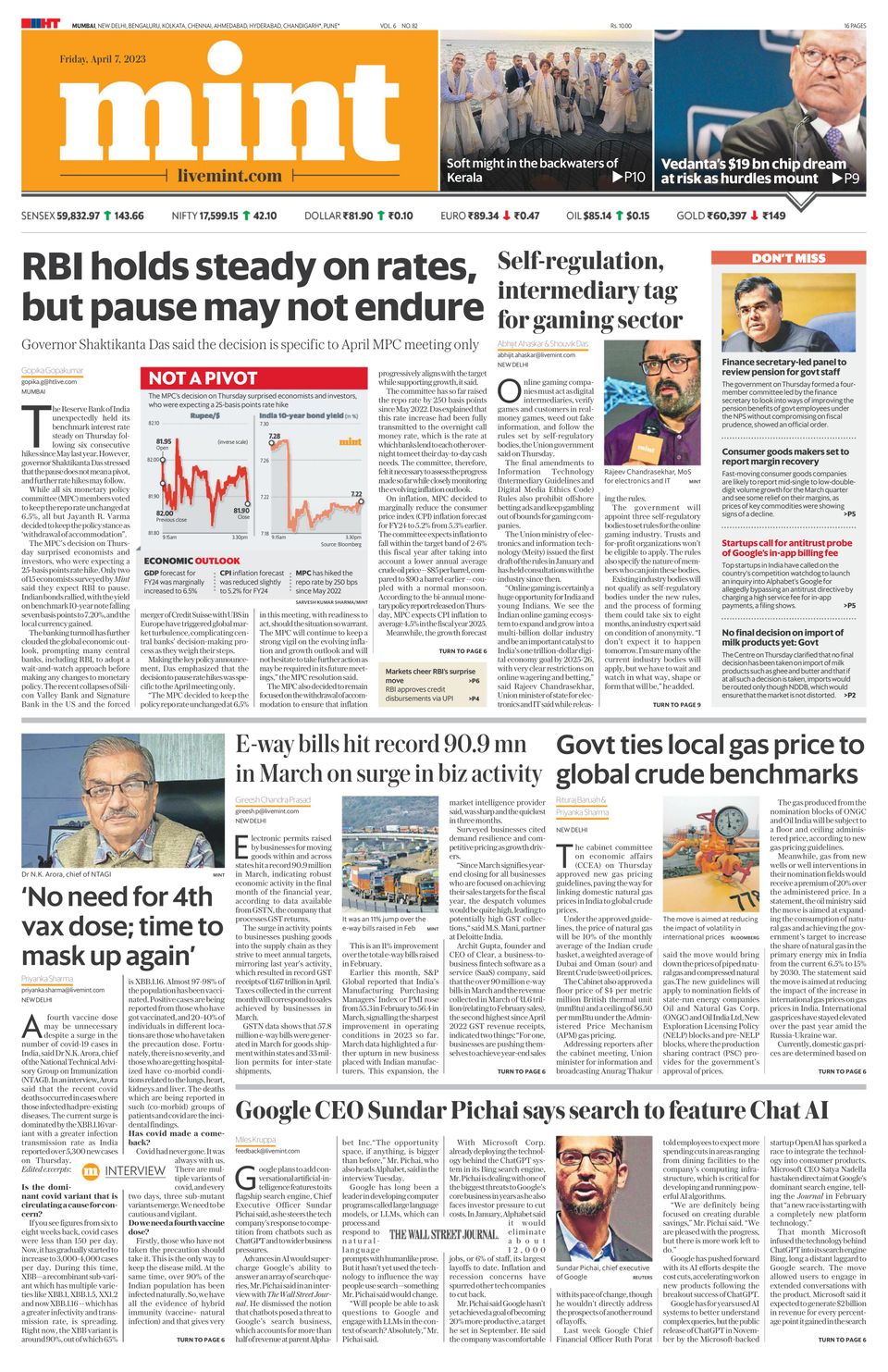 Mint Mumbai-April 07, 2023 Newspaper - Get your Digital Subscription