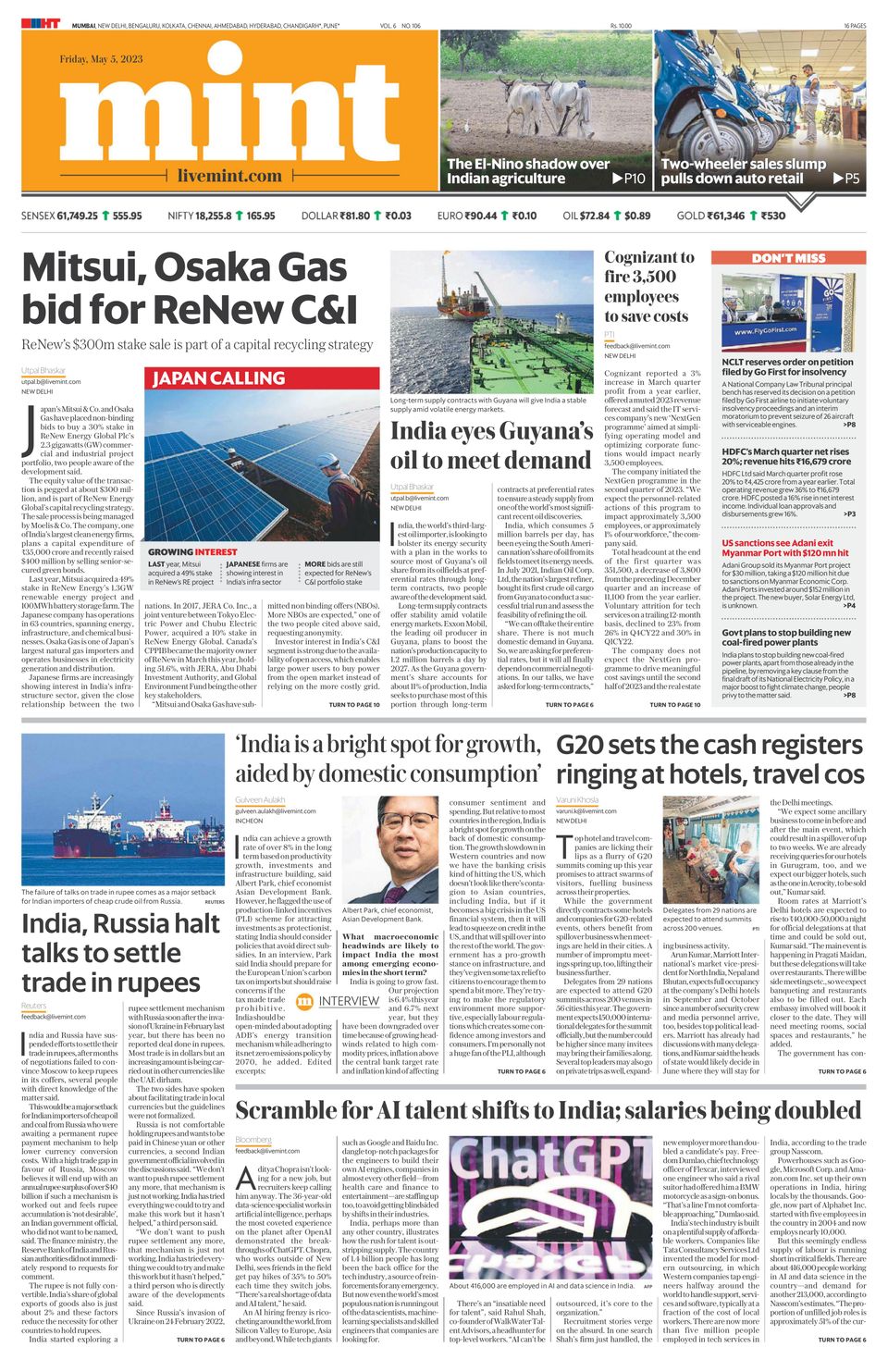 Mint Mumbai-May 05, 2023 Newspaper - Get your Digital Subscription