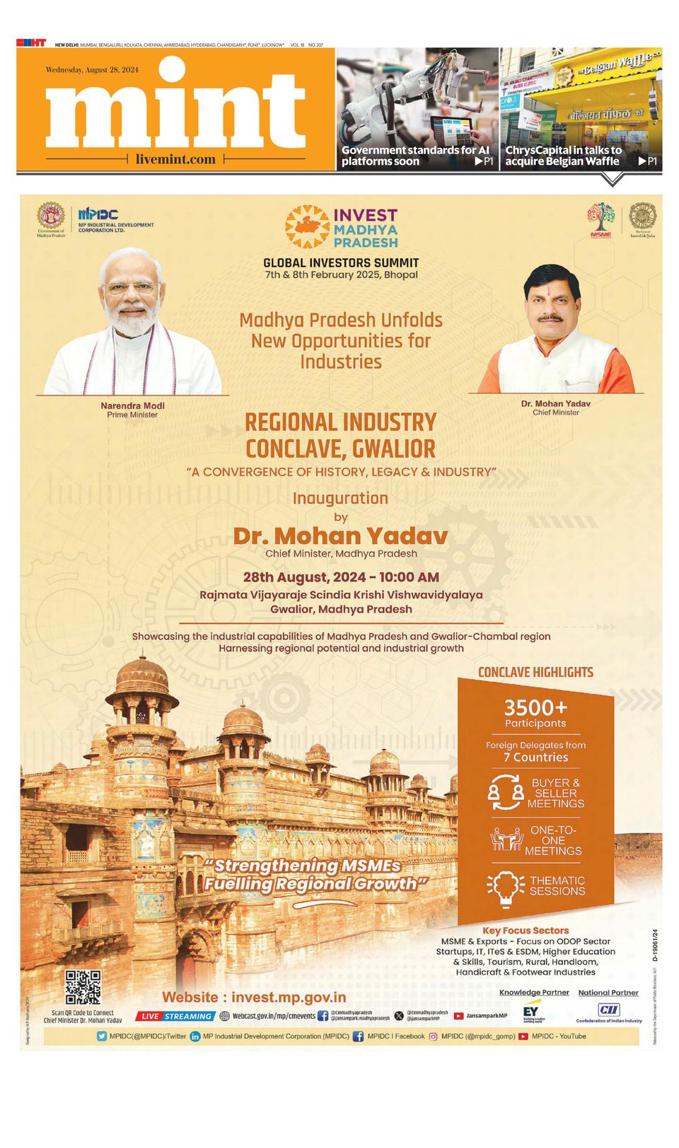 Mint New Delhi-August 28, 2024 Newspaper - Get your Digital Subscription