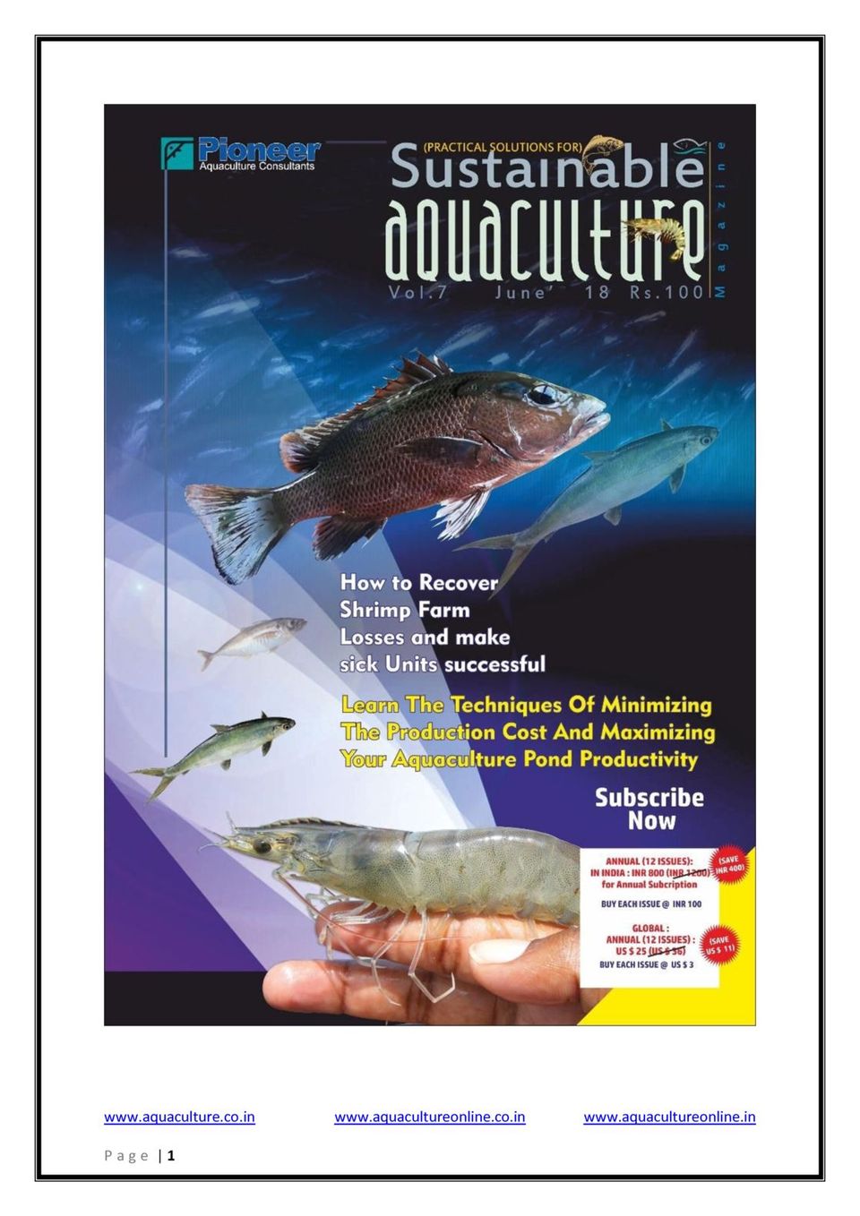 Get digital access to Aquaculture Business Today - June 2018 issue ...