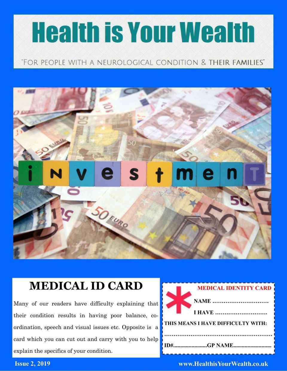 Health is Your Wealth Magazine-Issue 2, 2019 Magazine