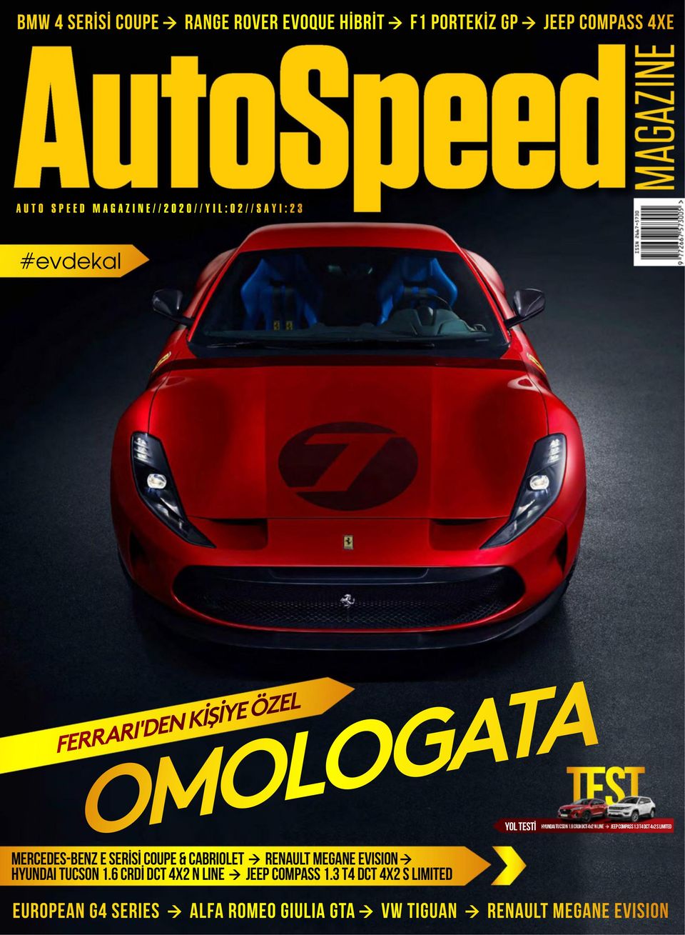 AUTO SPEED MAGAZINE-Kasım 2020 Magazine - Get your Digital Subscription