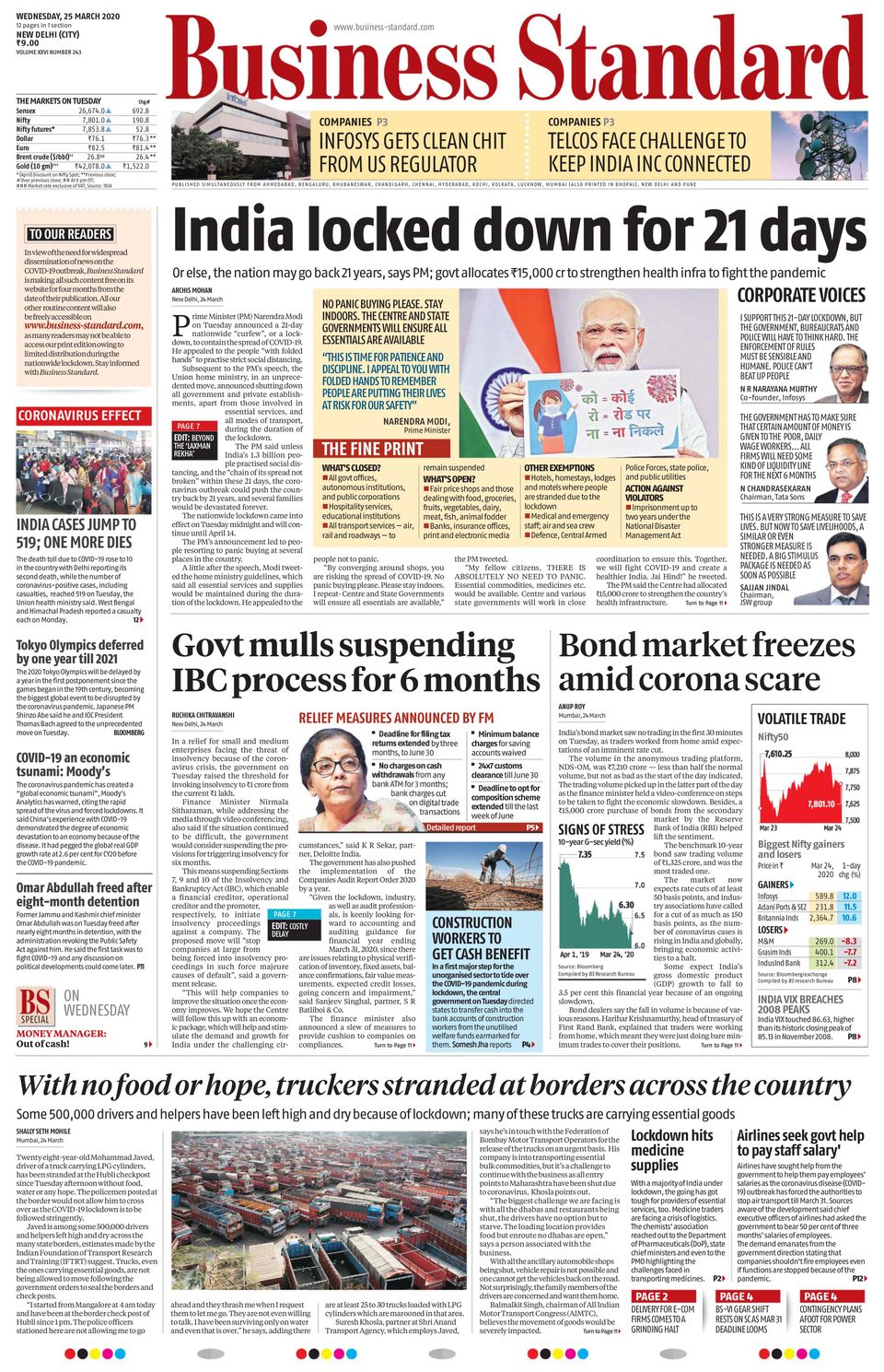 Get digital access to Business Standard - March 25, 2020 issue ...