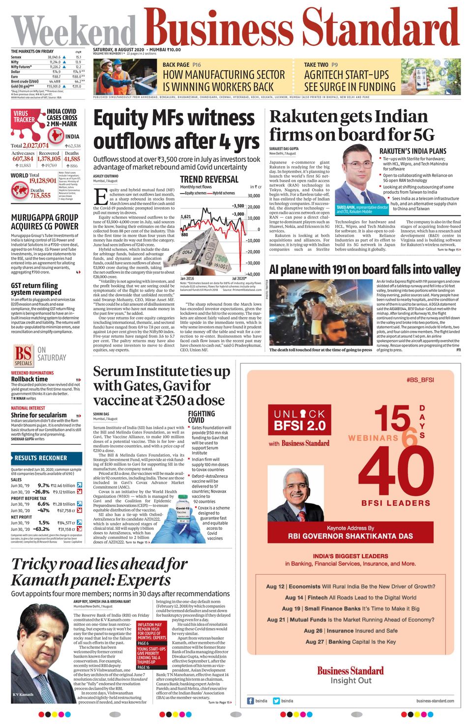 Get digital access to Business Standard - August 08, 2020 issue ...