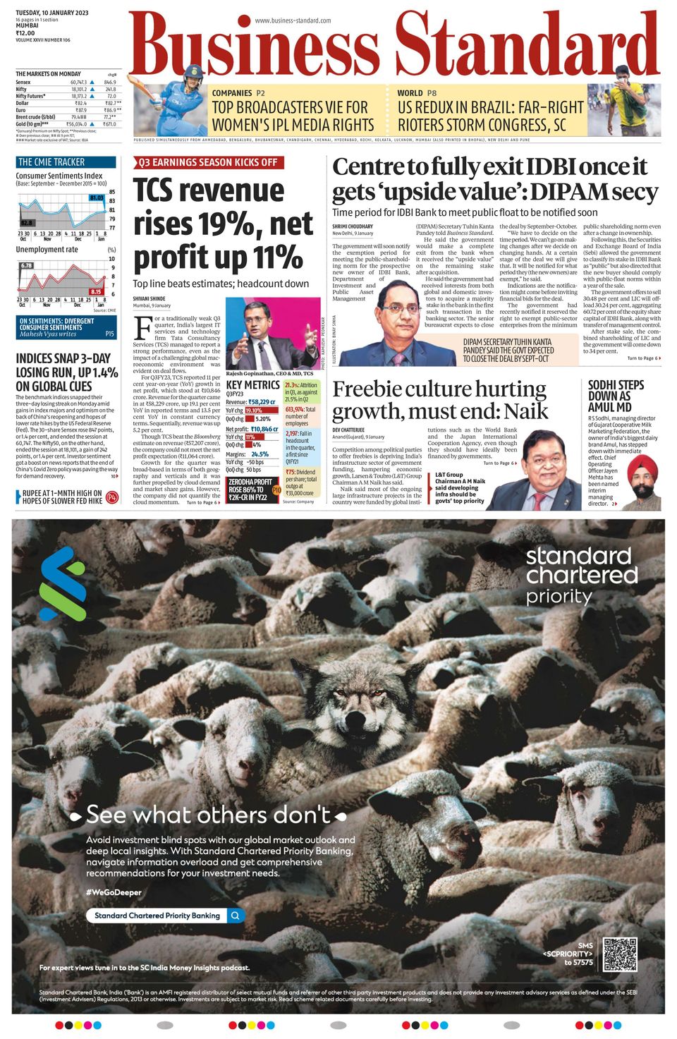 Get digital access to Business Standard - January 10, 2023 issue ...
