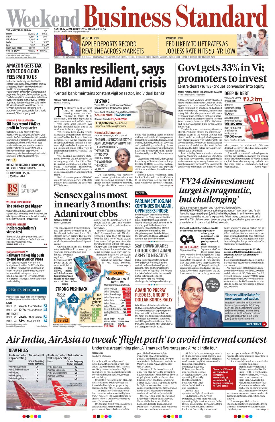 Get digital access to Business Standard - February 04, 2023 issue ...