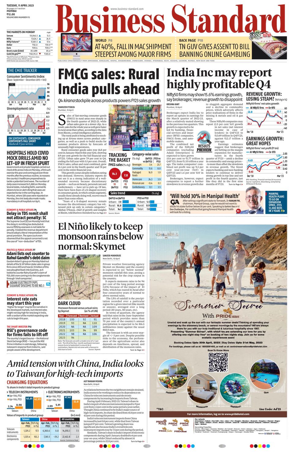 Get digital access to Business Standard - April 11, 2023 issue | Magzter.com