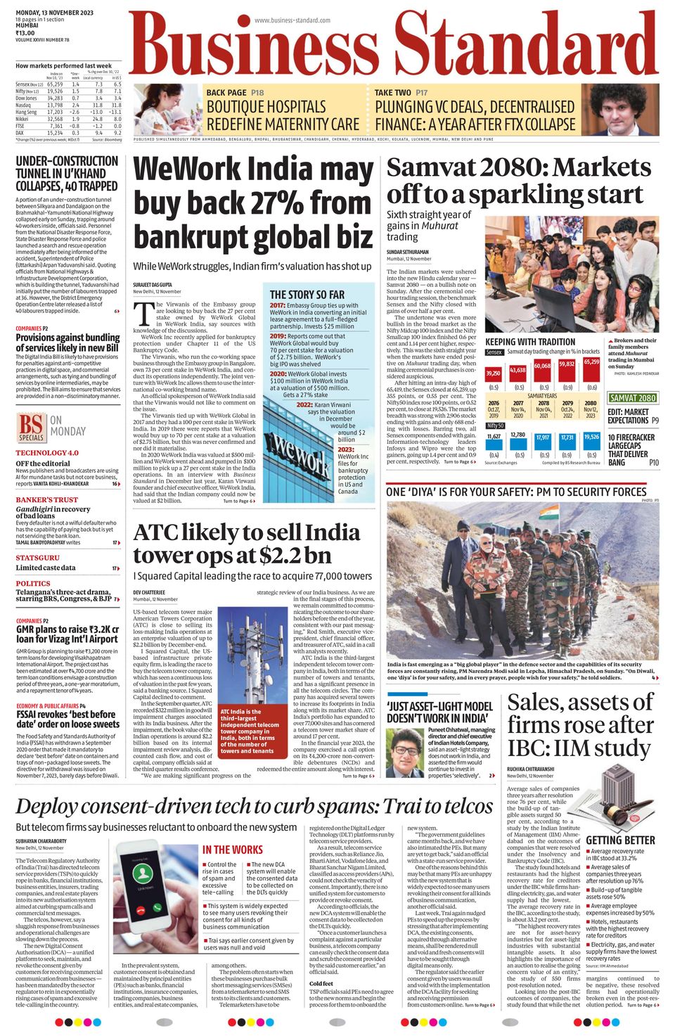 Get digital access to Business Standard - November 13, 2023 issue ...