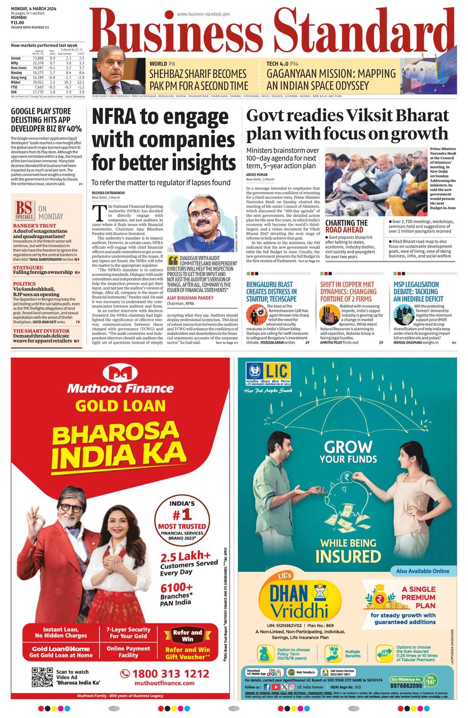 Get digital access to Business Standard - March 04, 2024 issue | Magzter.com