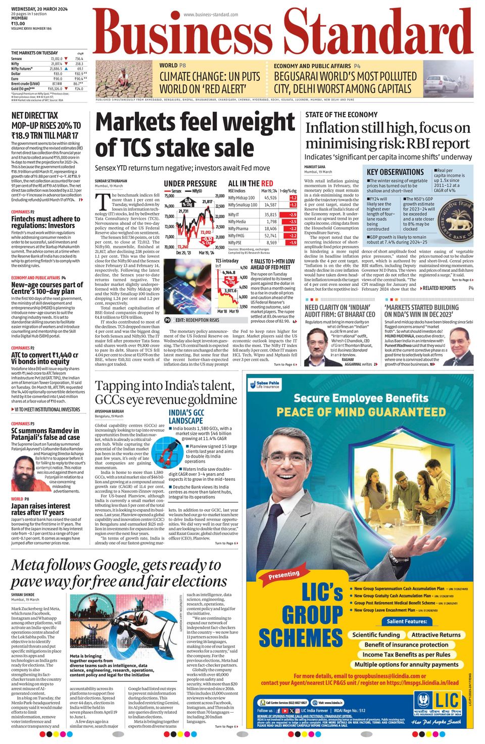 Get digital access to Business Standard - March 20, 2024 issue ...