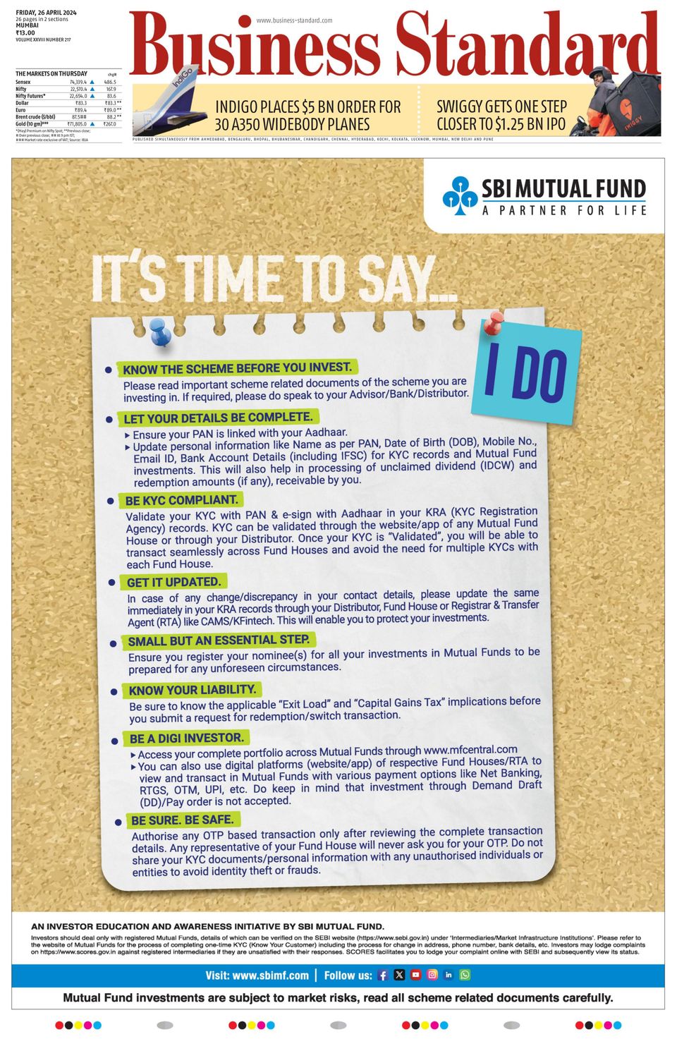 Business Standard Newspaper - Get your Digital Subscription