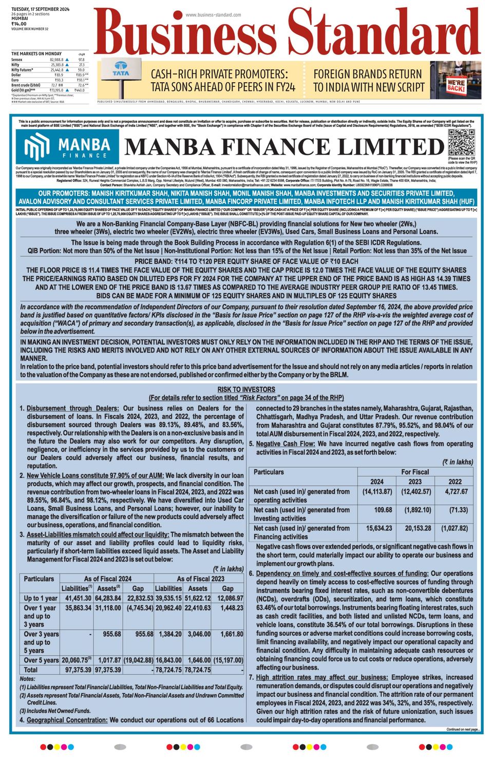 Business Standard Newspaper - Get your Digital Subscription