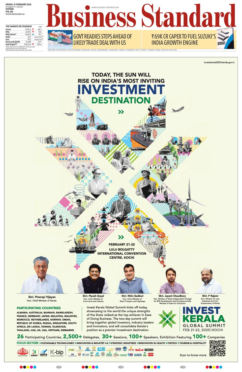 Get digital access to Business Standard - February 21, 2025 issue ...