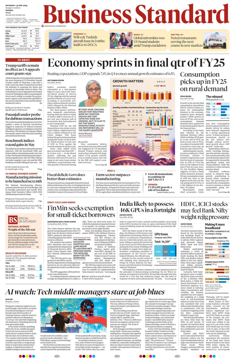 Get digital access to Business Standard - May 31, 2025 issue | Magzter.com