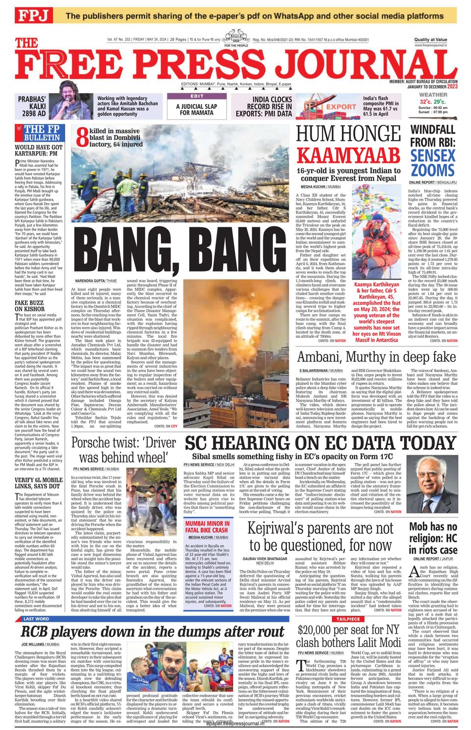 The Free Press Journal - Mumbai Newspaper - Get your Digital Subscription