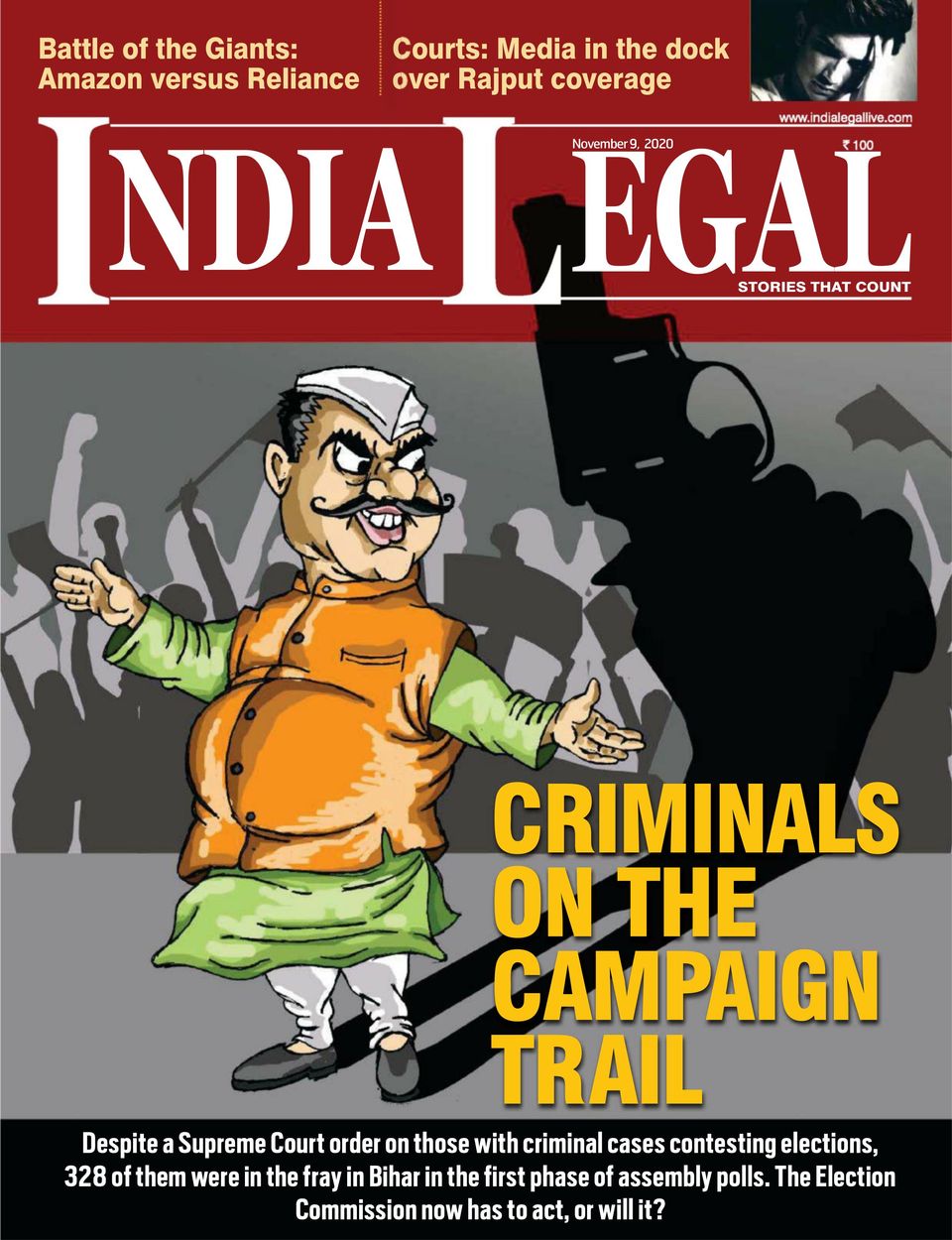 Get digital access to India Legal - November 9, 2020 issue | Magzter.com