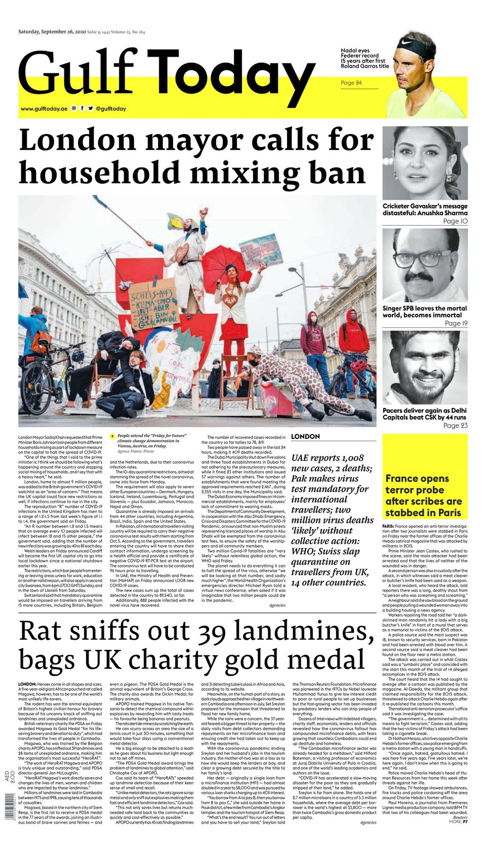 Gulf Today-September 26, 2020 Newspaper - Get your Digital Subscription