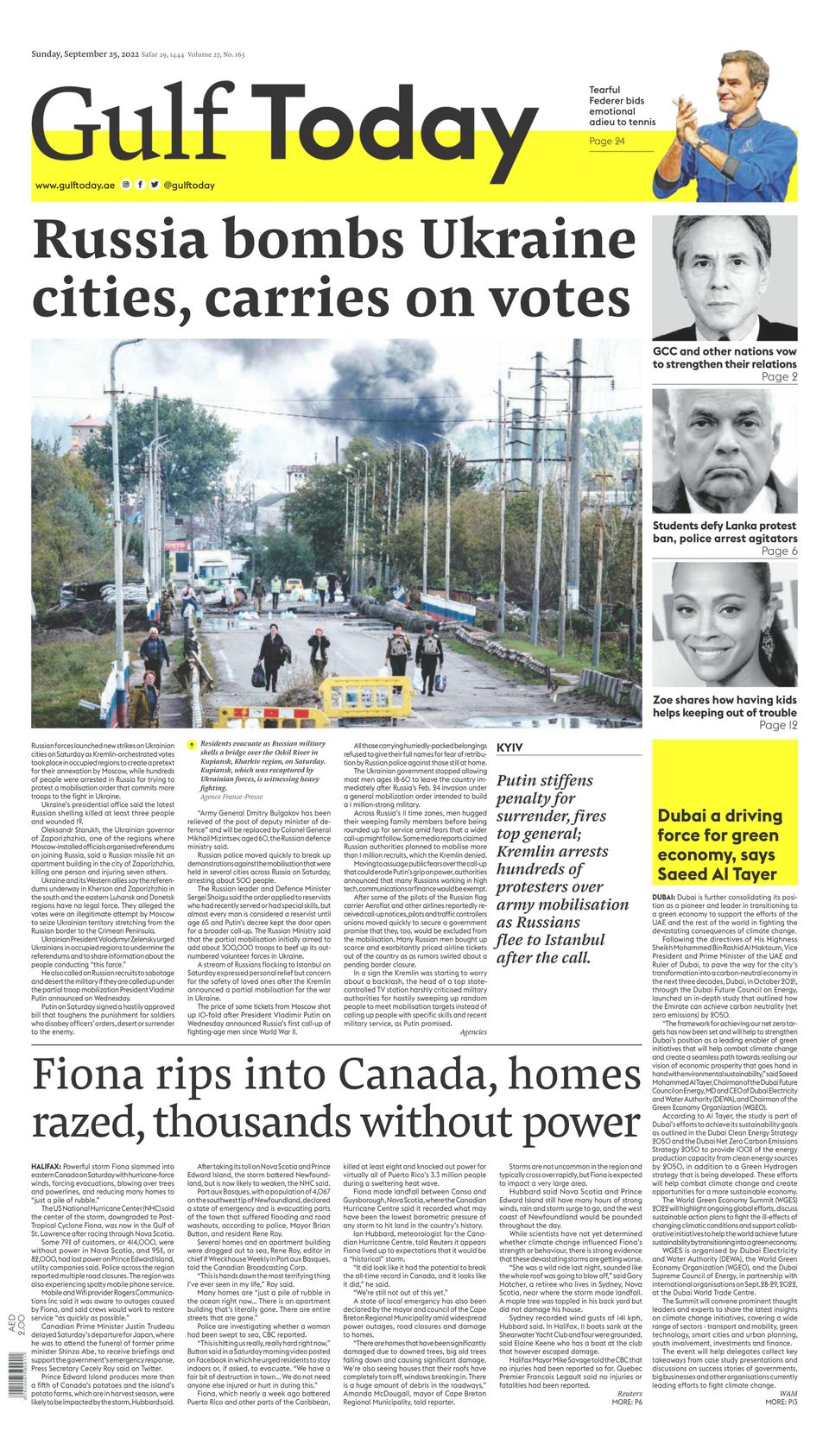Gulf Today-September 25, 2022 Newspaper - Get your Digital Subscription