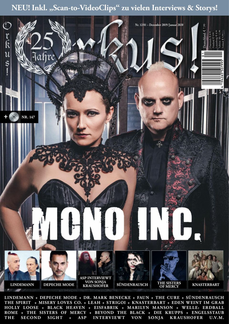 Orkus!-Dezember 2019/Januar 2020 Magazine - Get your Digital Subscription