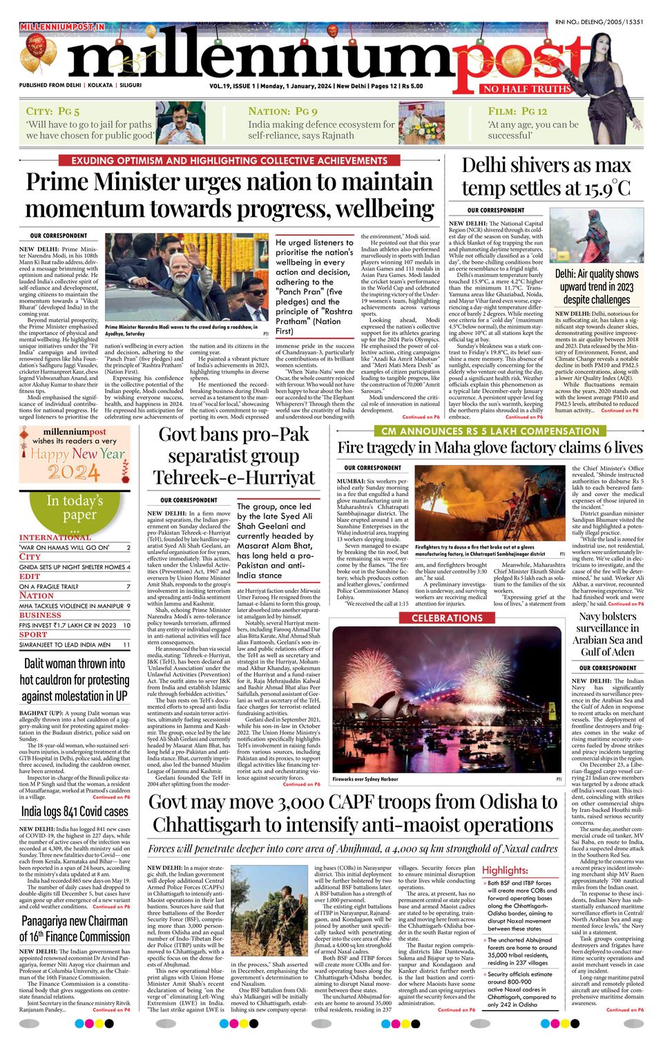 Millennium Post Delhi Newspaper - Get your Digital Subscription