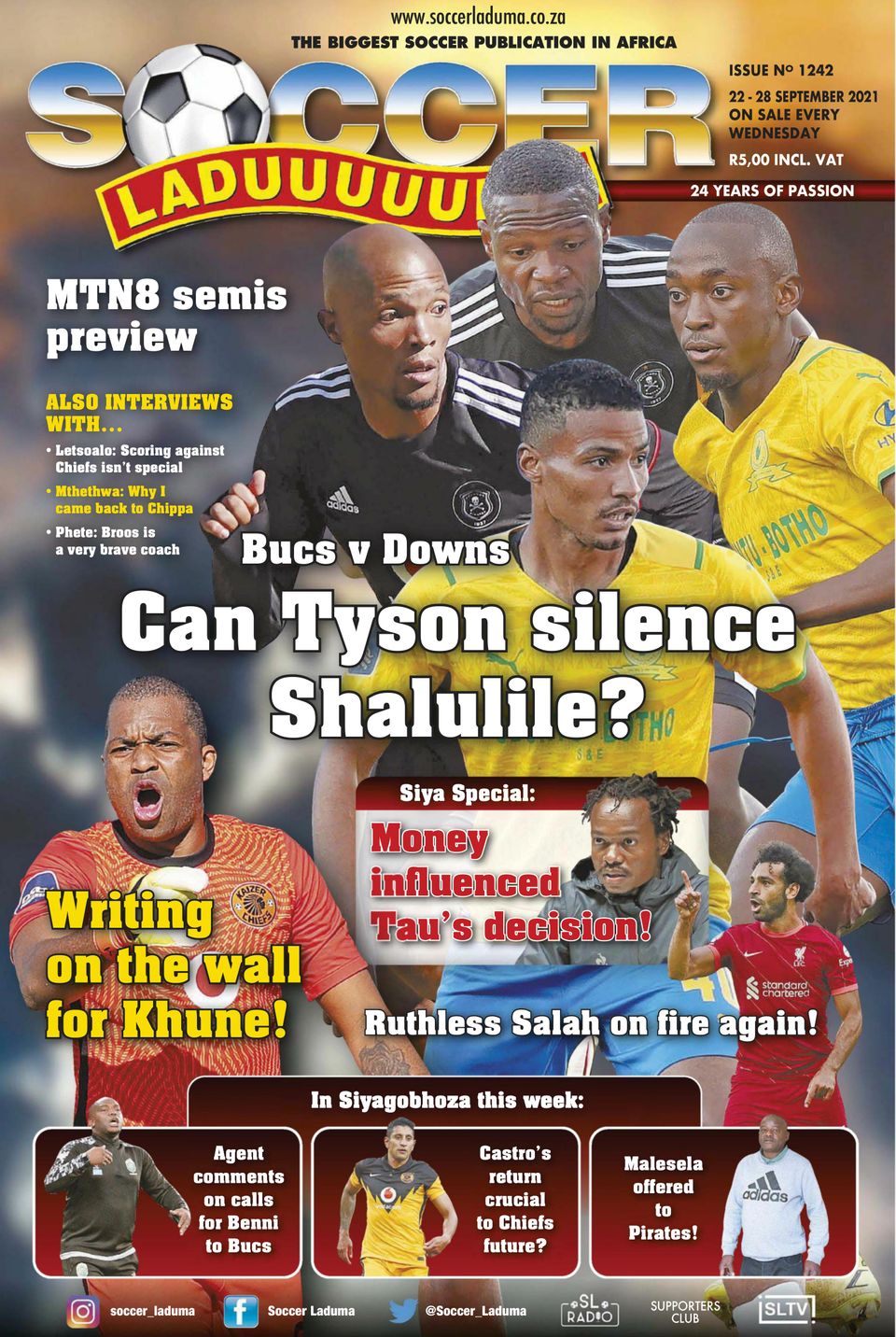 Soccer Laduma-22 September 2021 Magazine - Get your Digital Subscription