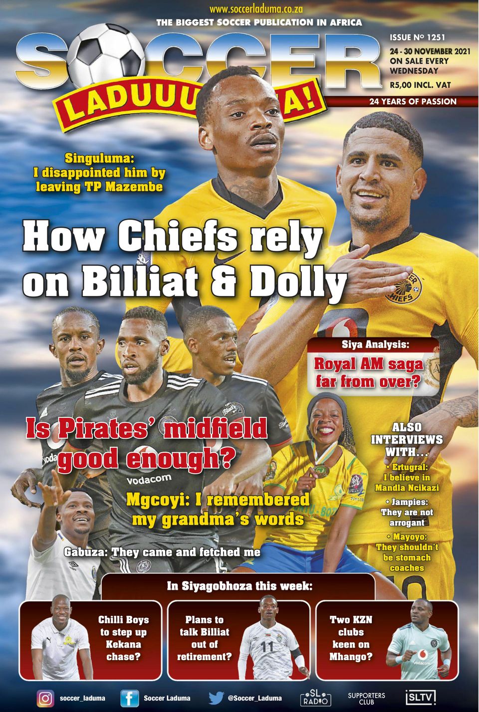 Soccer Laduma-24 November 2021 Magazine - Get your Digital Subscription