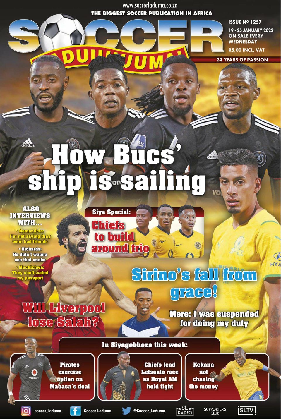 Soccer Laduma-19 January 2022 Magazine - Get your Digital Subscription