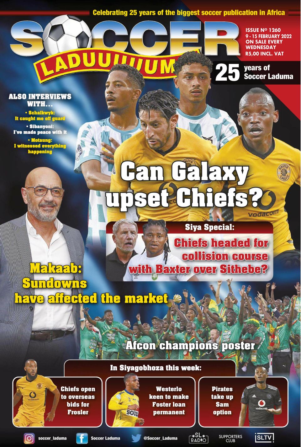 Soccer Laduma-9 February 2022 Magazine - Get your Digital Subscription