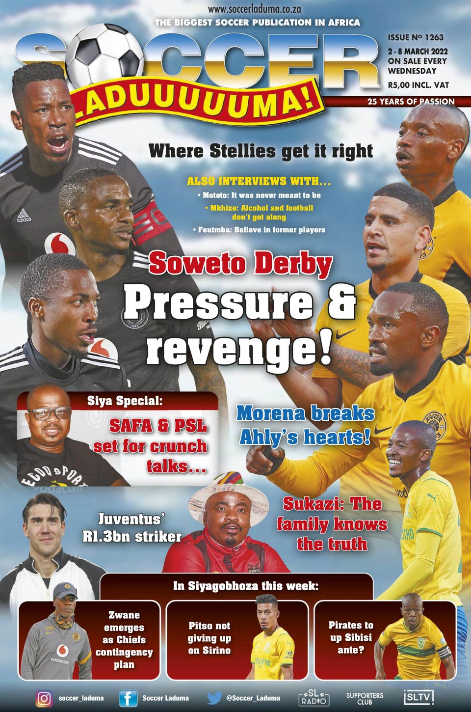 Soccer Laduma-2 March 2022 Magazine - Get your Digital Subscription