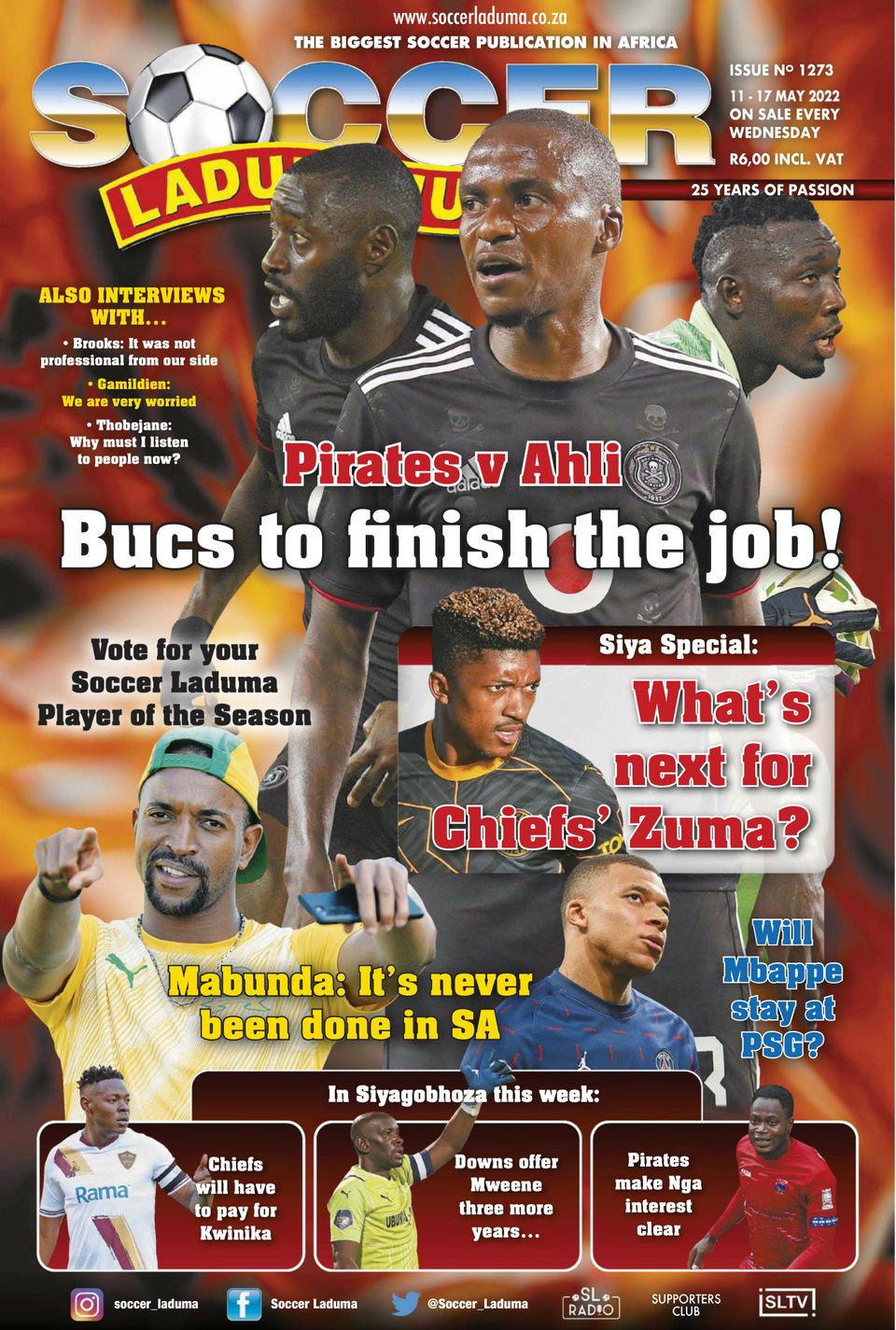 Soccer Laduma-11 May 2022 Magazine - Get your Digital Subscription